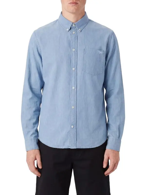 Maison Kitsuné Shirt - Gnawed Blue