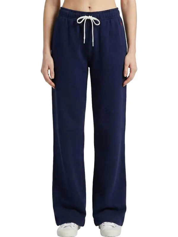 Polo Ralph Lauren Wide Leg Drawstring Trousers - Blue