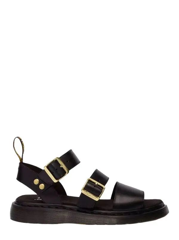 Dr. Martens Gryphon Leather Gladiator Sandals - Black