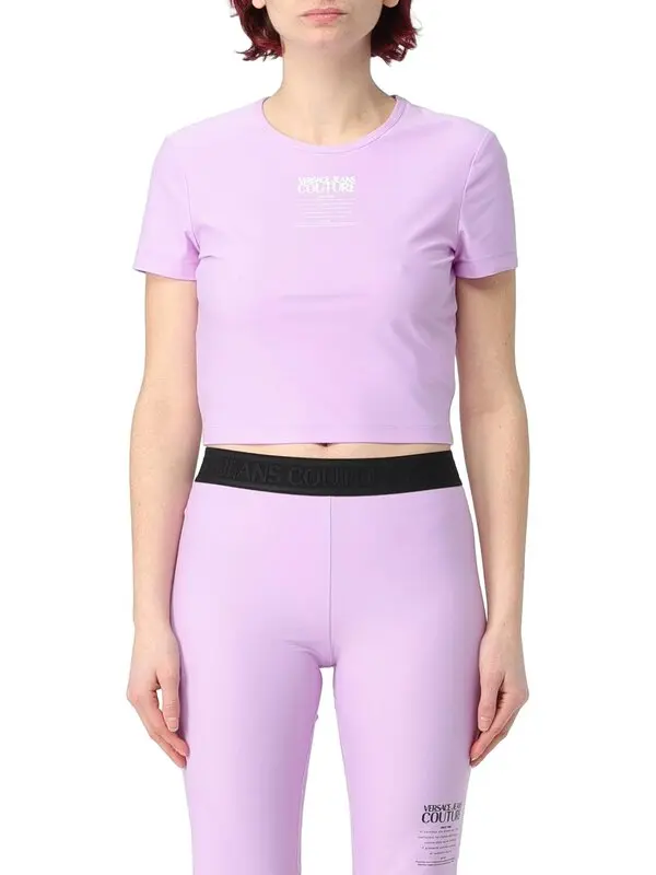 Versace Cropped T-shirt - Violet