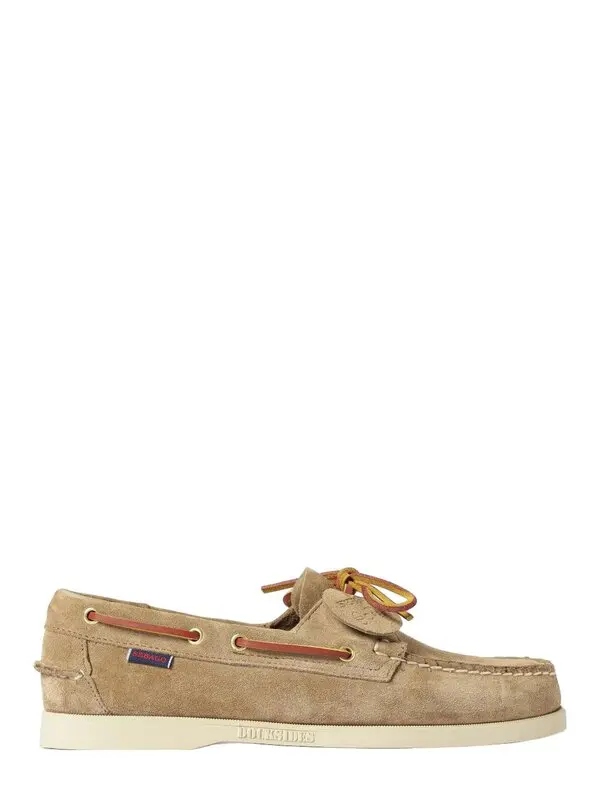 SEBAGO Artisan Suede Boat Loafers - Ocher