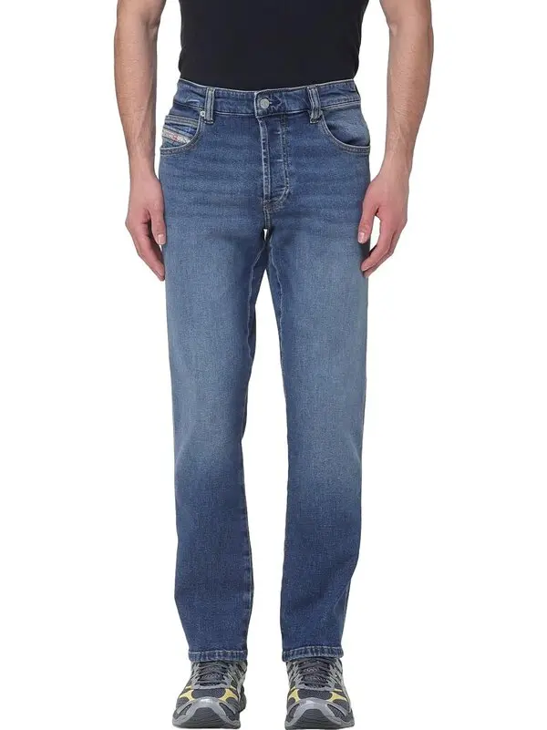Dsquared2 Teddy Straight Fit Cotton Denim Jeans - Navy