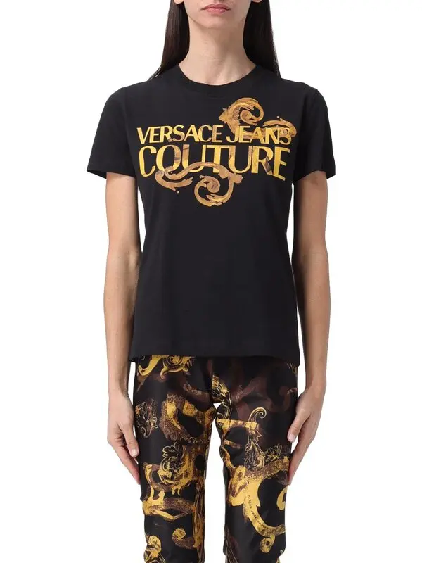 Versace Logo T-shirt - Black