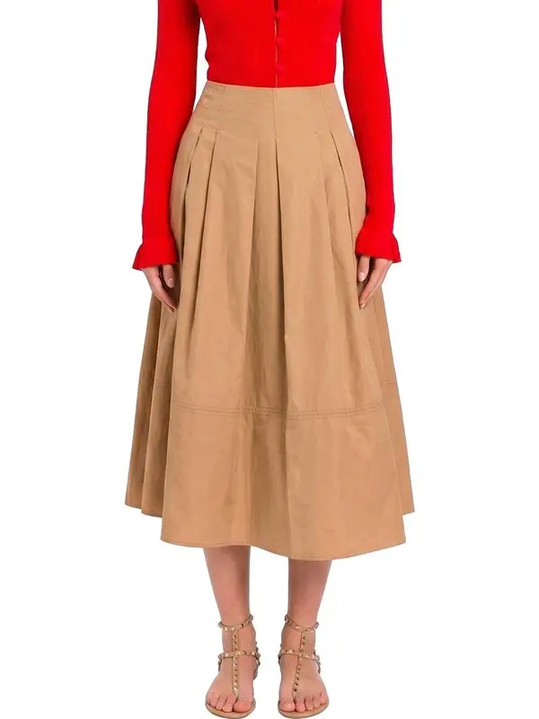 TWINSET Polyester Midi Skirt - Hazel