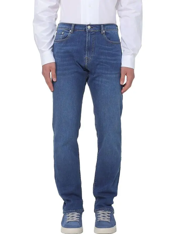 Paul Smith Cotton Denim Slim Fit Jeans - Blue