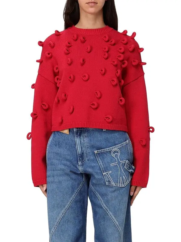 JW Anderson Textured Pullover - Red
