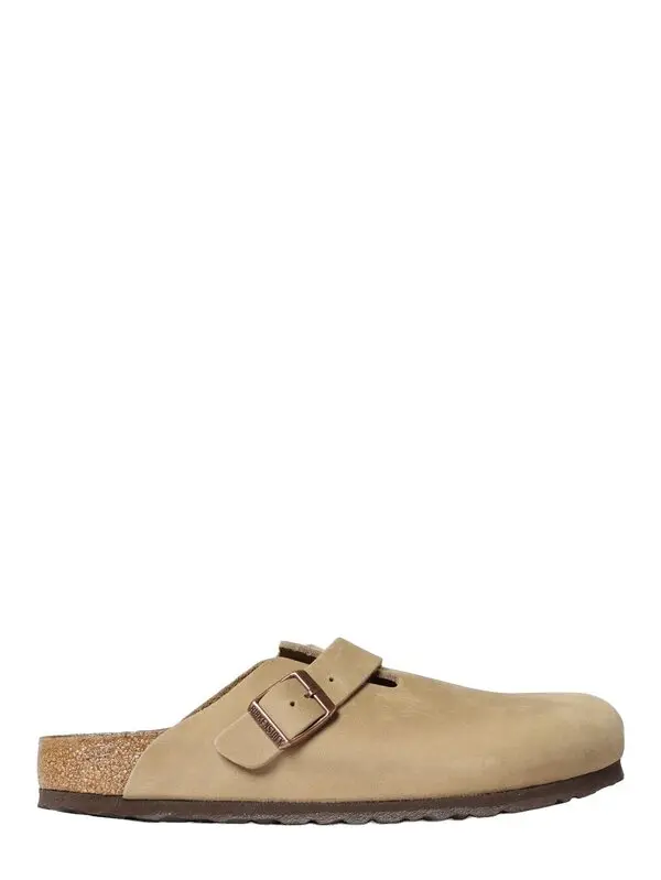 BIRKENSTOCK Boston Oiled Leather Mules - Brown