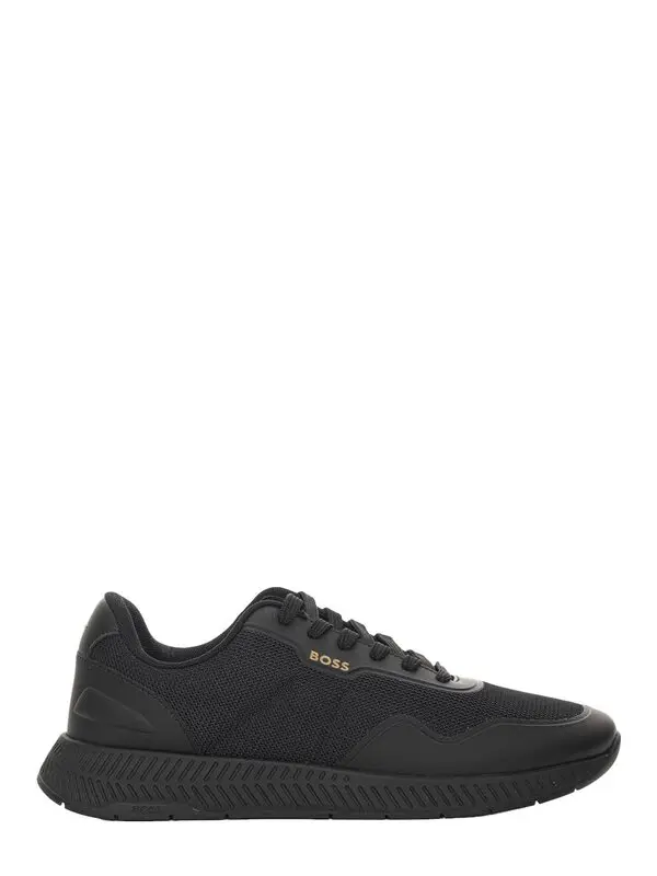 BOSS Low Top Trainers - Black