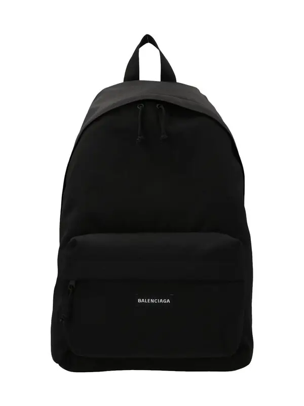 Balenciaga Explorer Recycled Nylon Backpack - Black