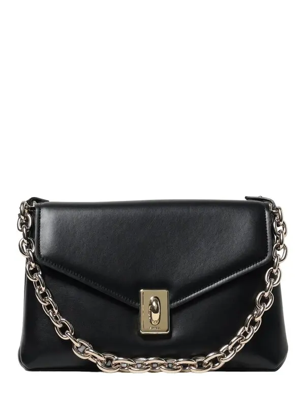 Furla Chain Shoulder Bag - Black