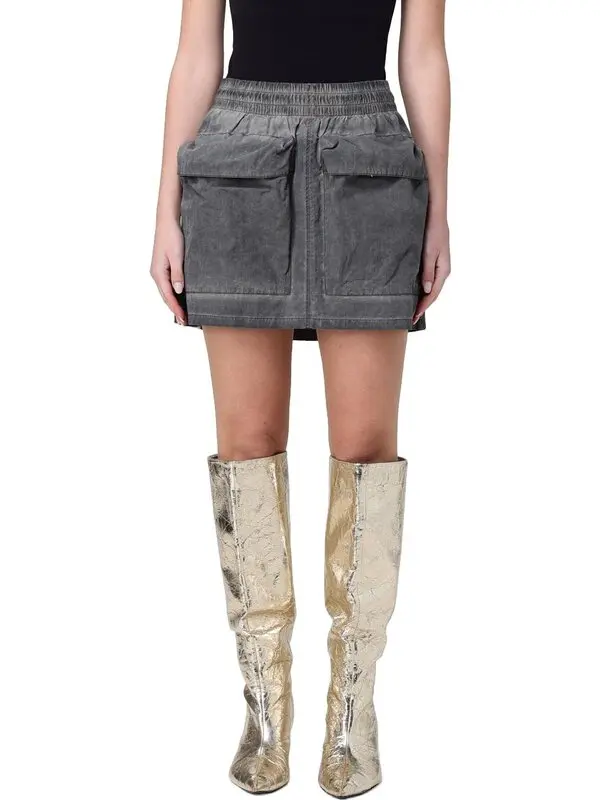 DIESEL® Nylon Cargo Mini Skirt - Grey