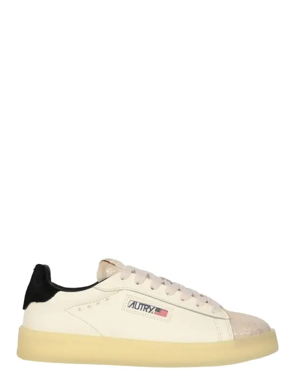 AUTRY Dallas Low Calfskin Leather Sneakers - Bianco 3