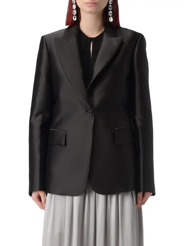 Alberta Ferretti Tailored Blazer - Black