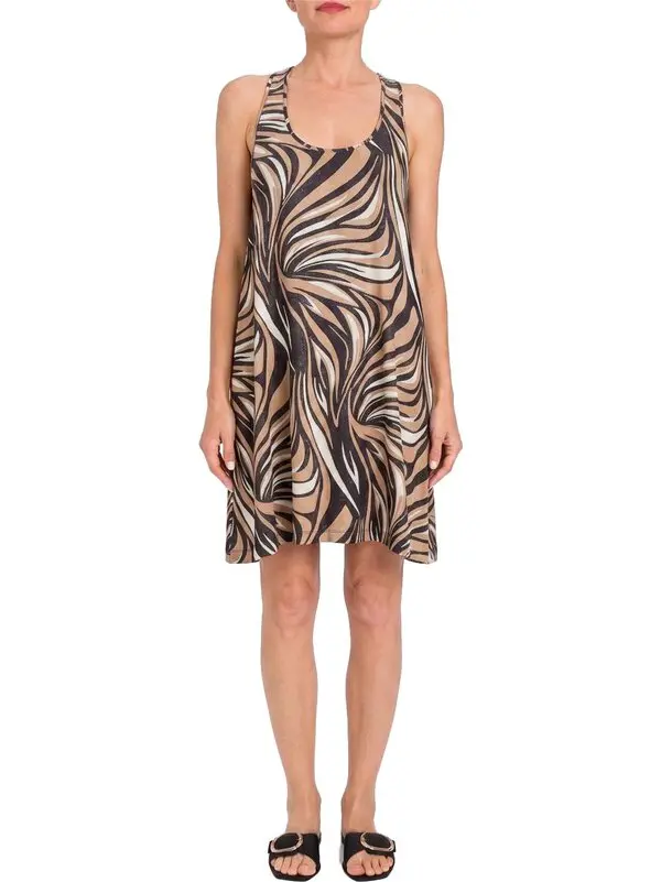 TWINSET Printed Polyester Mini Dress - Fa01