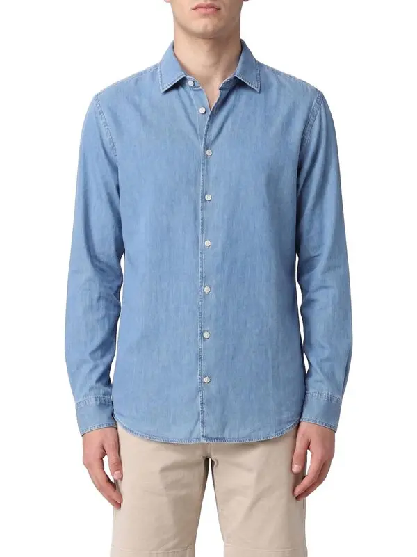 MC2 SAINT BARTH Linen Shirt - Blue 1