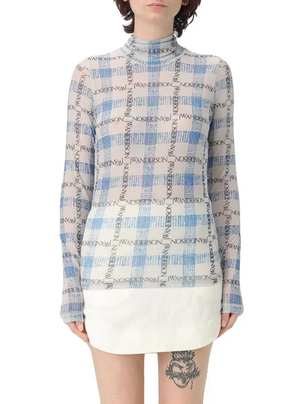 JW Anderson Long Sleeve Printed Top - Blue
