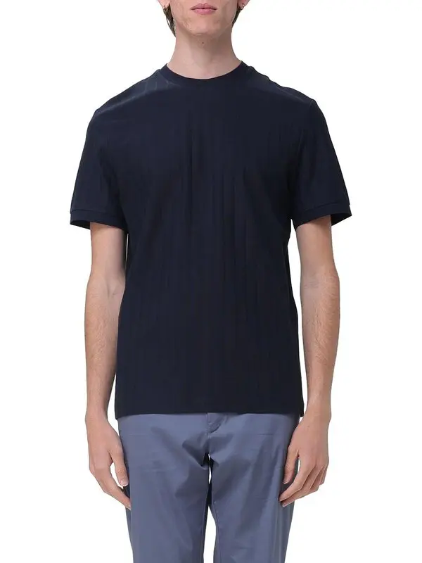 BOSS Mercerized Cotton T-shirt - Blue