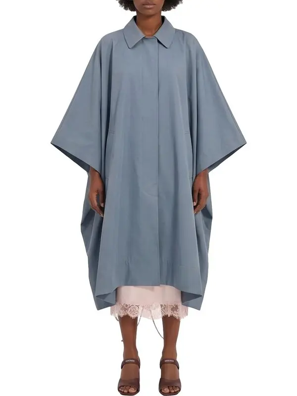 MAISON MARGIELA Cotton Cape - Blue