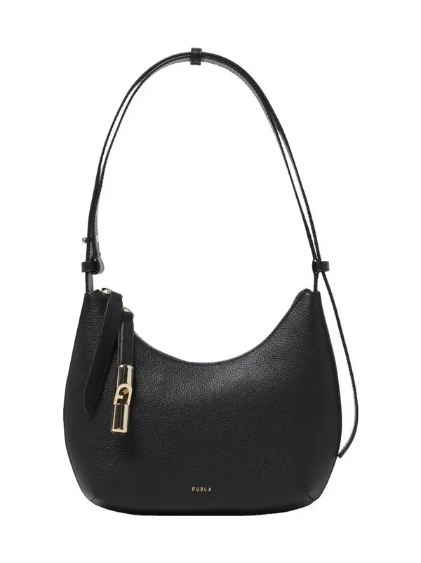 Furla Shoulder Bag With Gold Tone Hardware - Black