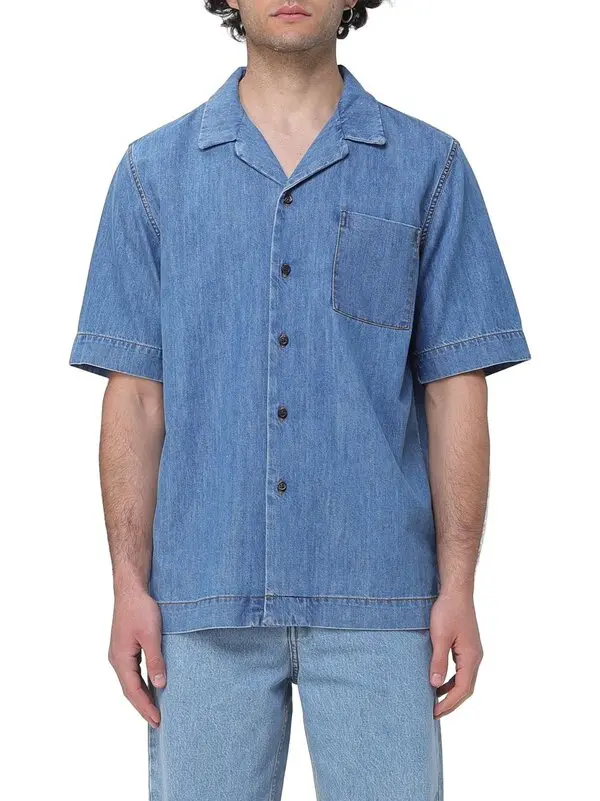 Dries Van Noten Casual Cotton Shirt - Blue