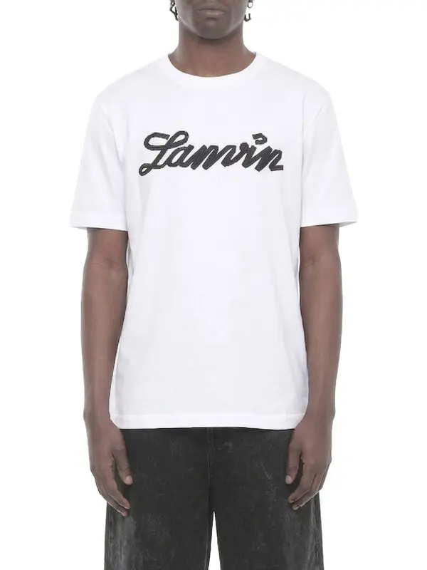 LANVIN Cotton T-shirt With Logo - White