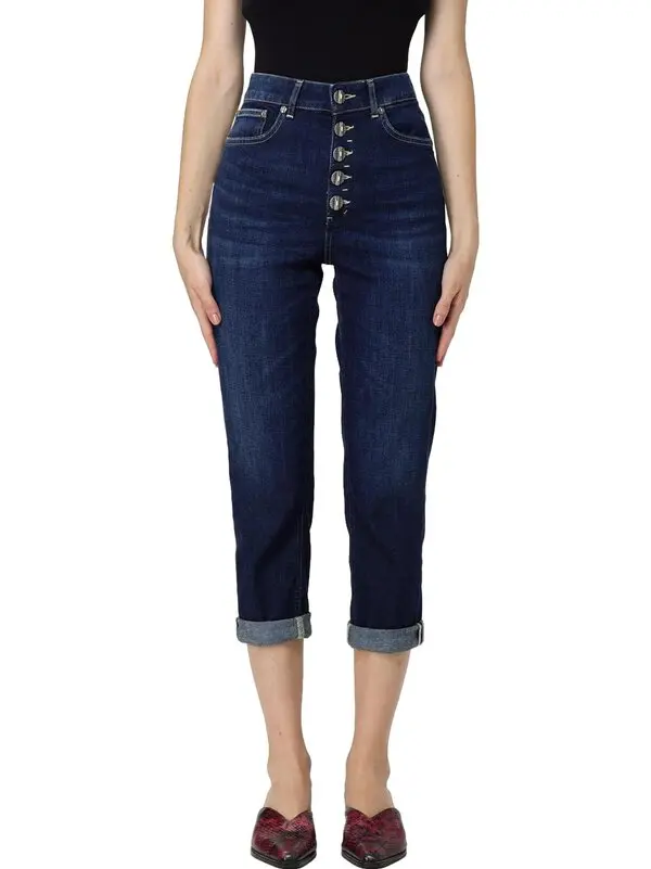 DONDUP Cropped Jeans - Navy