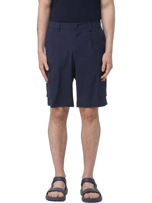 PEOPLE OF SHIBUYA Technical Fabric Cargo Shorts - Navy