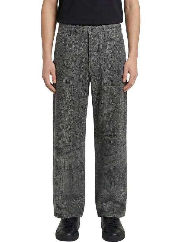 DAILY PAPER Snake Oversized Jeans - Denim