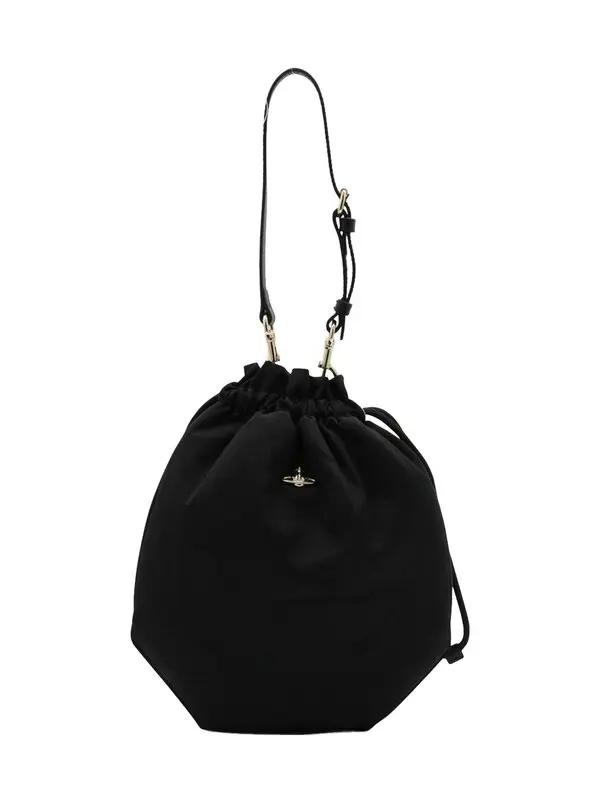 VIVIENNE WESTWOOD Viscose Bucket Bag - Black