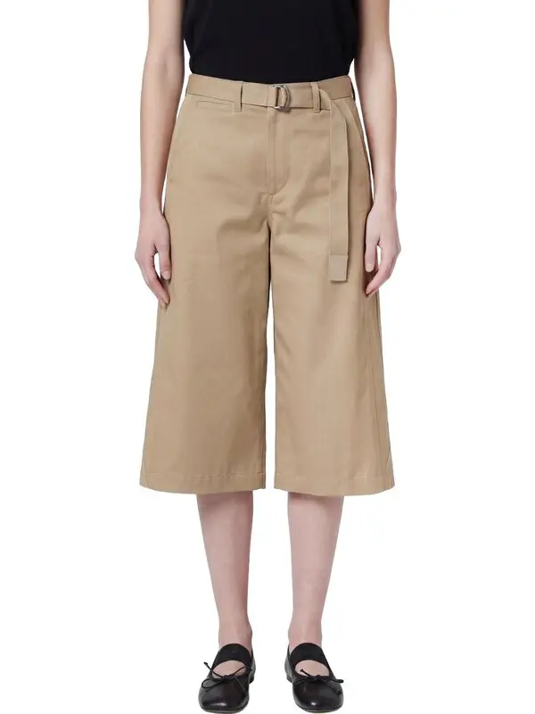 Sacai Knee-length Belted Trousers - Beige