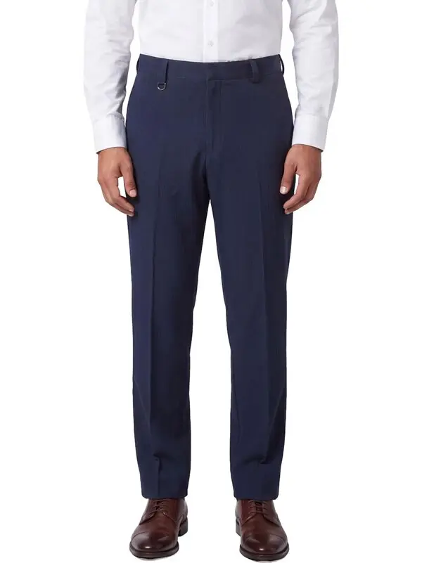 PAOLO PECORA Virgin Wool Trousers - Blue