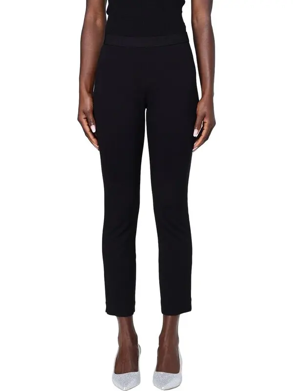 Liviana Conti Viscose Blend Trousers - Black