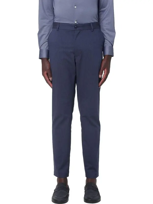 BOSS Twill Chino Trousers - Blue