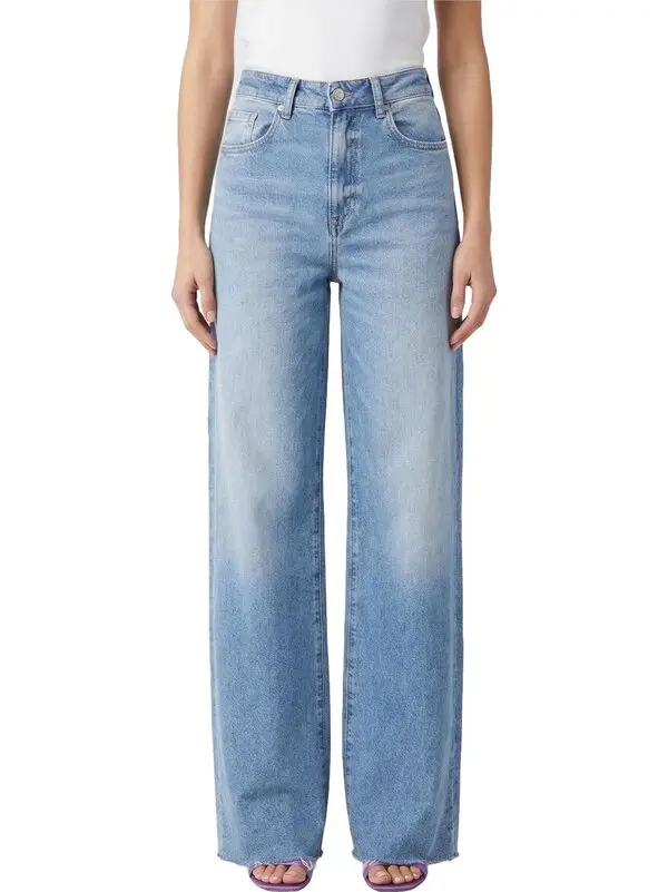 ICON DENIM LOS ANGELES Palazzo Jeans - Blue