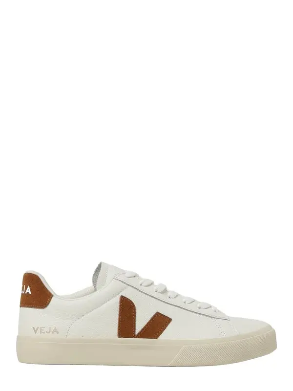 VEJA Campo Sustainable Leather Lace-up Sneakers - White