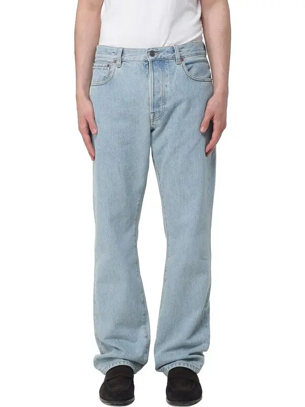 Valentino Garavani Straight Jeans In Cotton - Denim