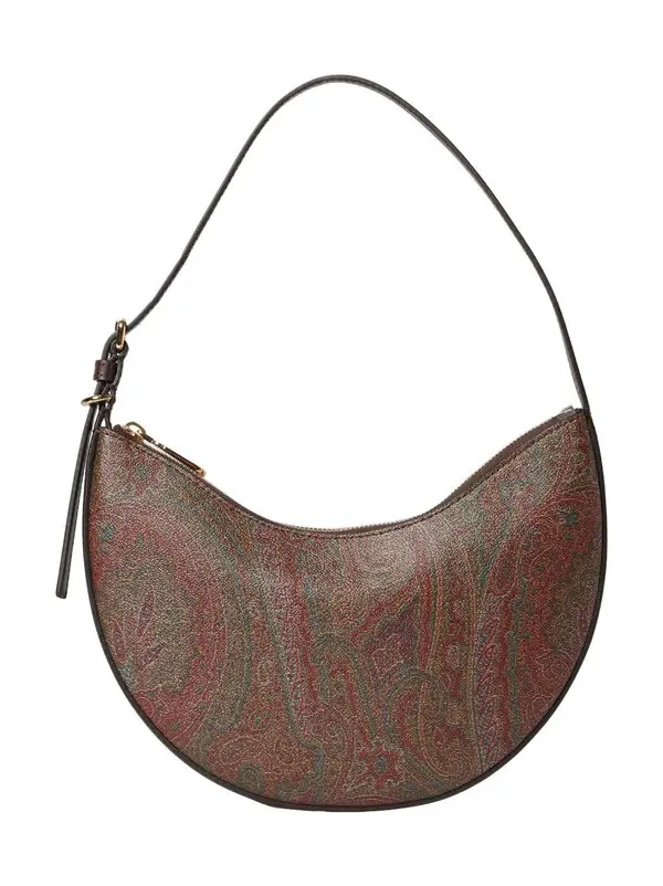 Etro Essential Paisley Coated Cotton Hobo Bag - Multicolor
