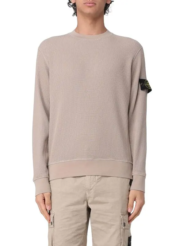 Stone Island Crewneck Sweatshirt - Sand