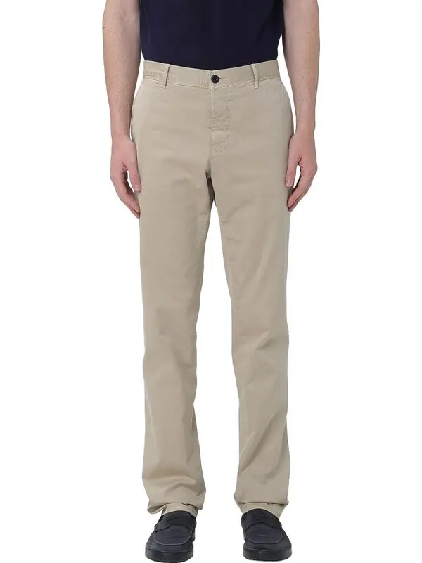 Incotex Cotton Chino Trousers - Sand