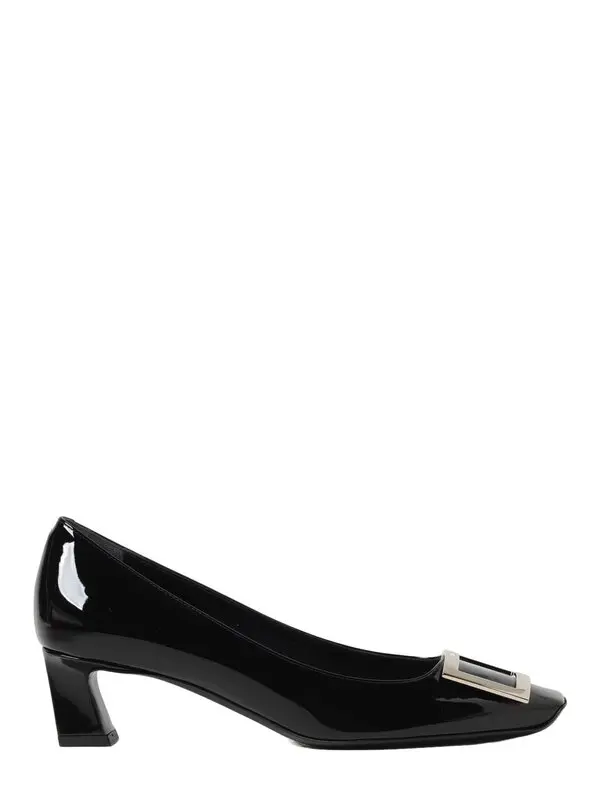 ROGER VIVIER Trompette Patent Leather Pumps - Black