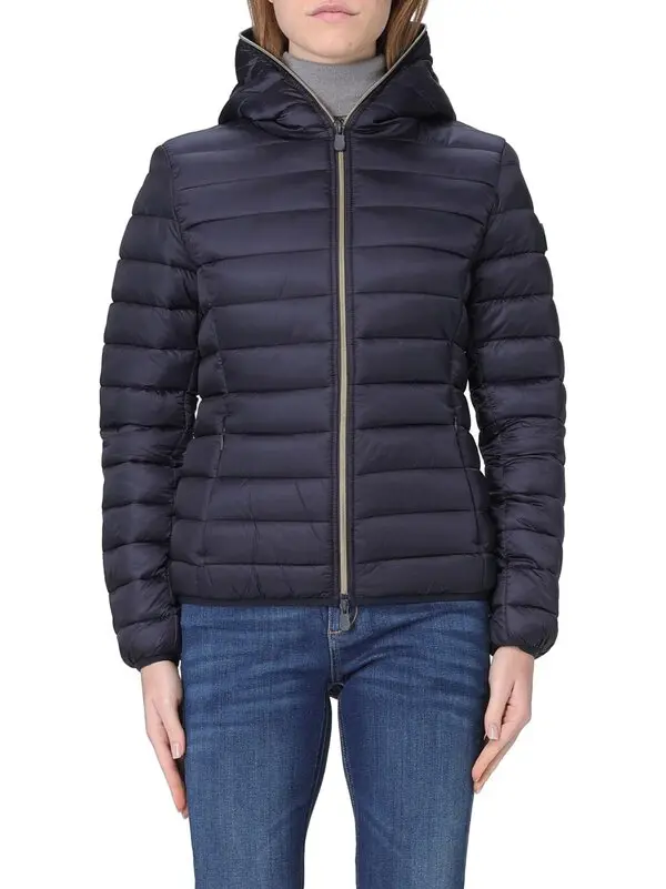 SAVE THE DUCK Padded Hooded Jacket - Blue