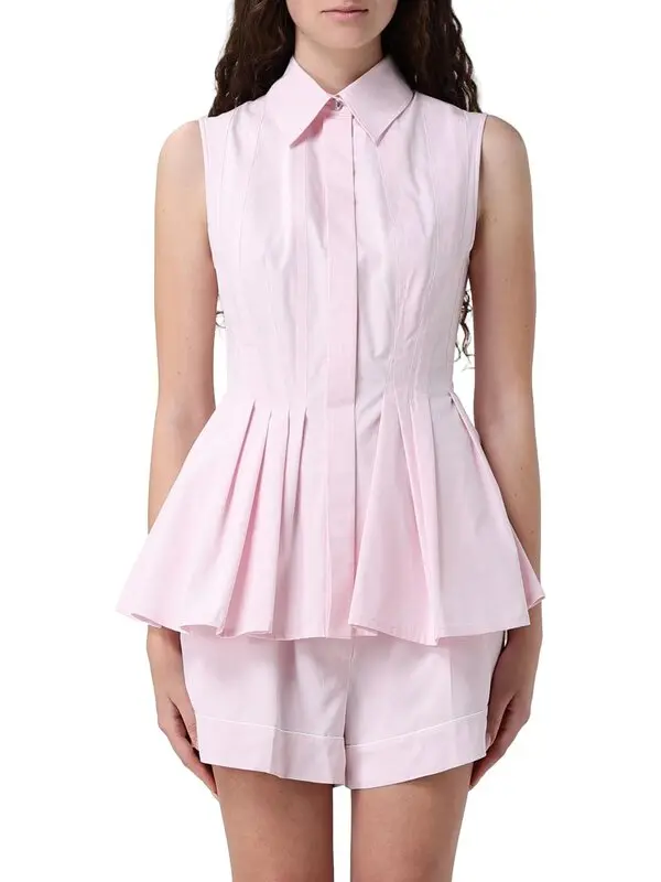 Sportmax Sleeveless Poplin Shirt - Blue