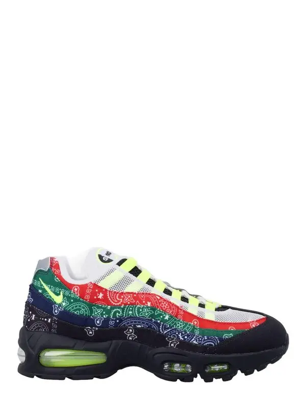 Nike Air Max 95 Big Bubble Mesh Sneakers With Stripe Pattern - Multicolor