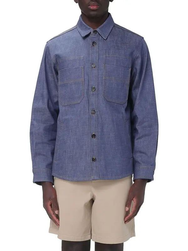 A.p.c. Cotton Denim Jacket - Blue