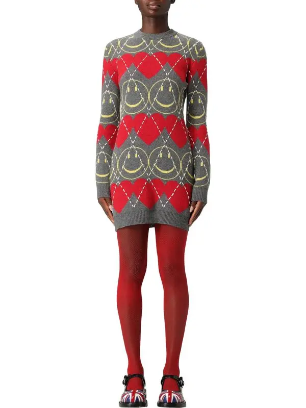 Moschino Knit Dress - Red