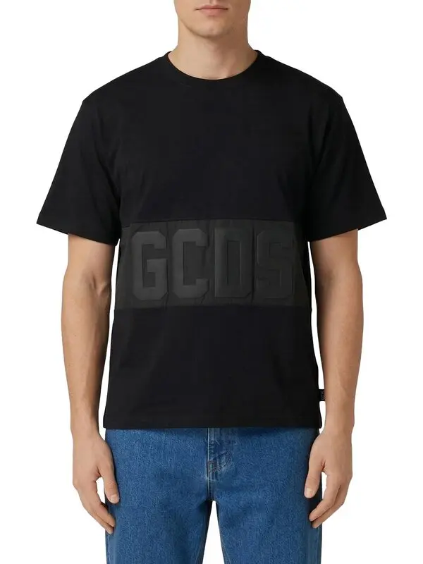 Gcds Cotton Logo T-shirt - Black