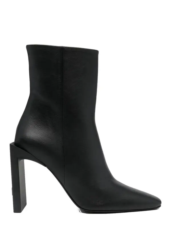 Fear Of God Zip Up Heeled Ankle Boots - Black