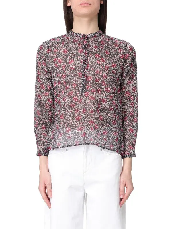 Isabel Marant Étoile Printed Long Sleeve Blouse - Multicolor