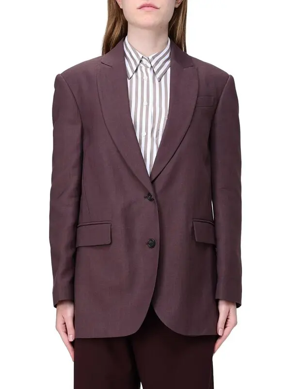 Brunello Cucinelli Single Breasted Blazer - Brown