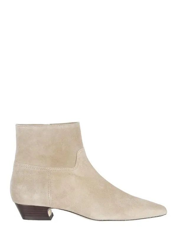 STUART WEITZMAN Suede Ankle Boots - Olive